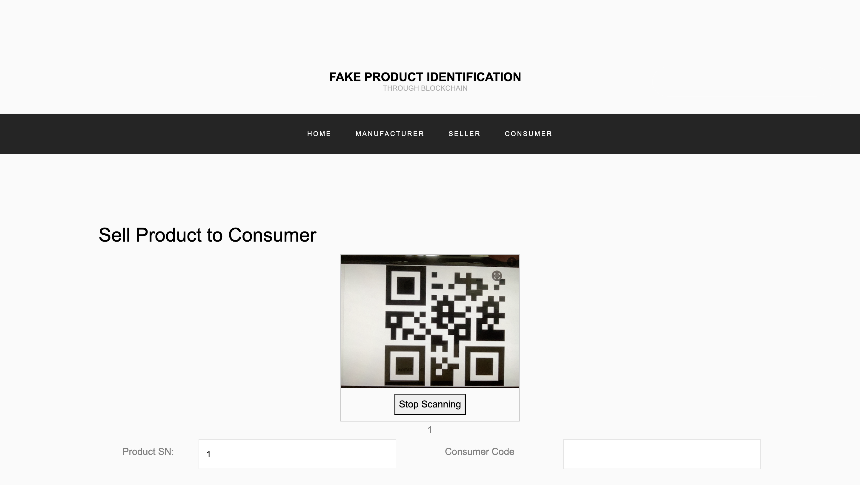 Fake Product Identification Using Blockchain Technology Fake Product Identification Using Blockchain Technology