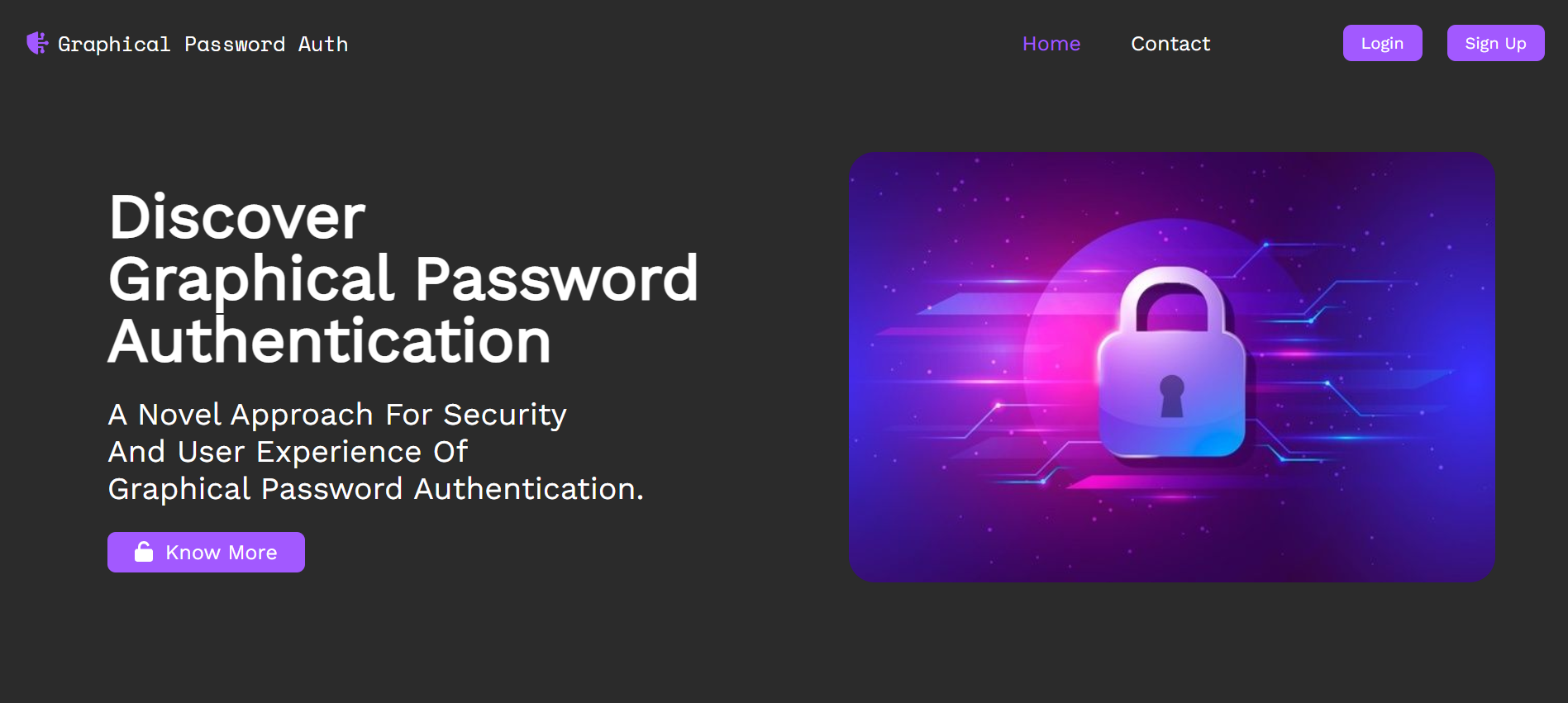 Graphical Password Authentication Project Mern Stack