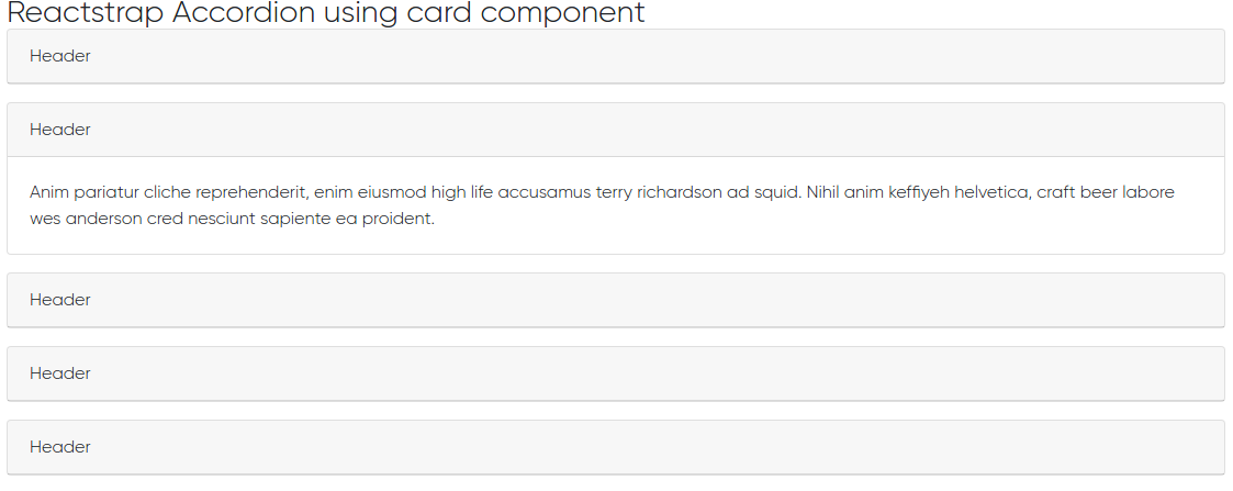 GitHub - yasharma/reactstrap-card-accordion: Bootstrap 4 Accordion using reactstrap card component