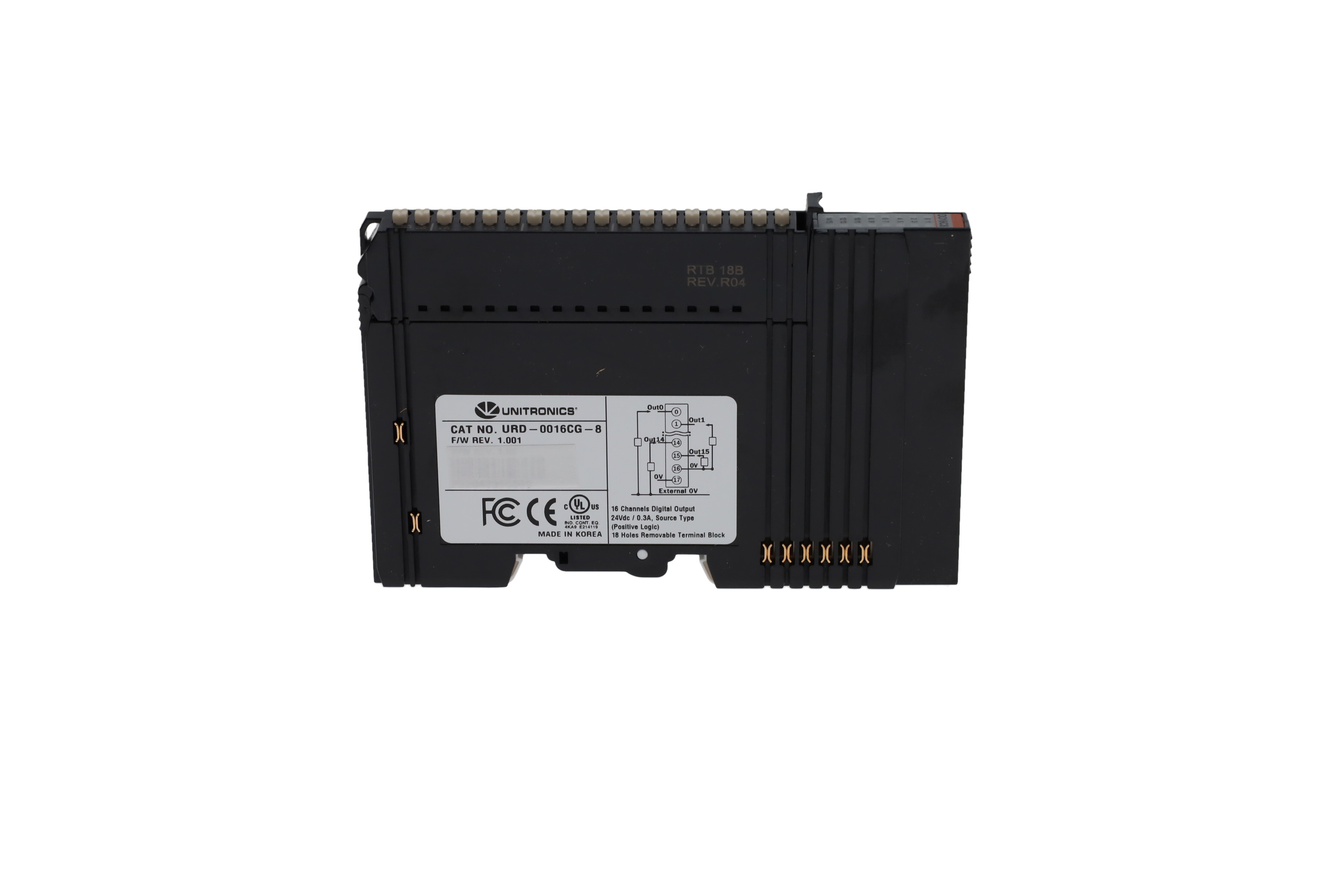 URD-0016CG-8 VDC Logic I/O Module by UNITRONICS