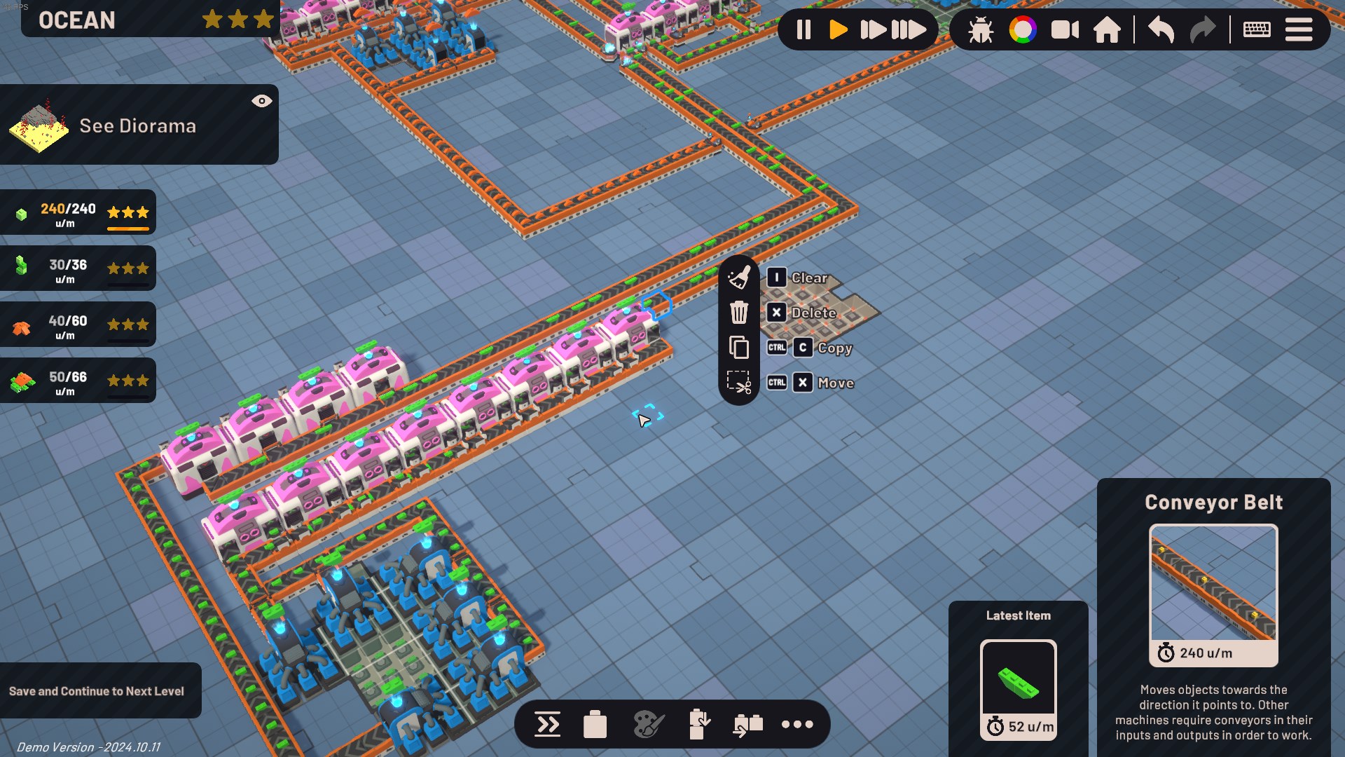 Throughput challenge doesn't seem to work right - Block Factory