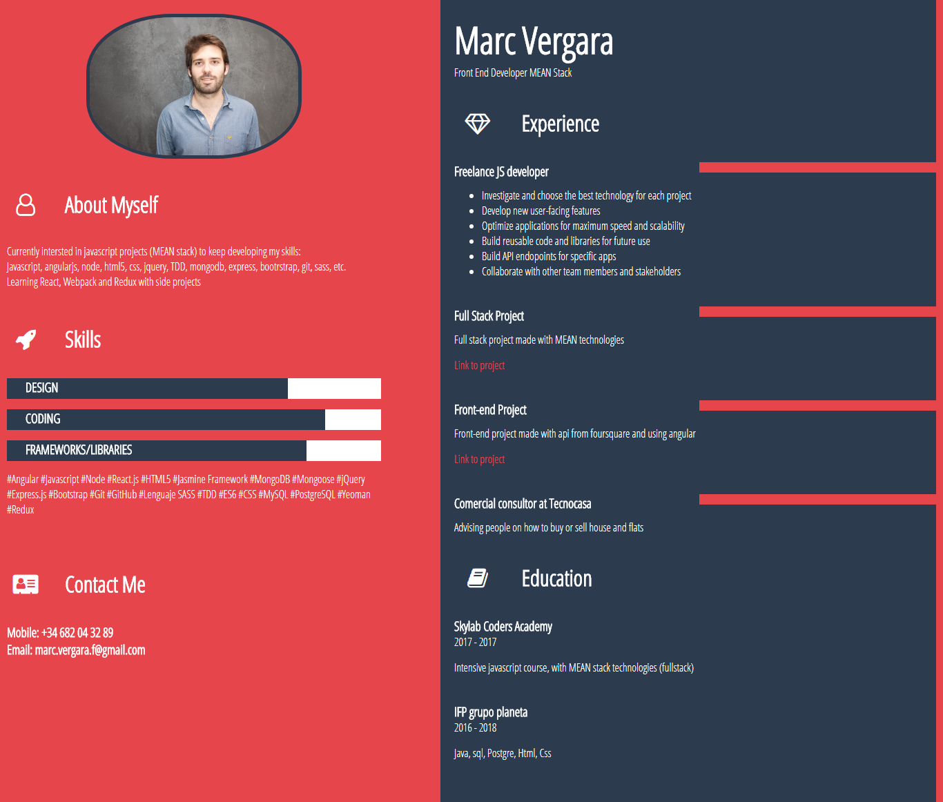 GitHub - femave/react-resume: Resume done with React GitHub - femave/react-resume: Resume done with React