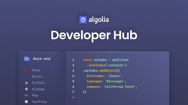 PHP API Client For Search Algolia