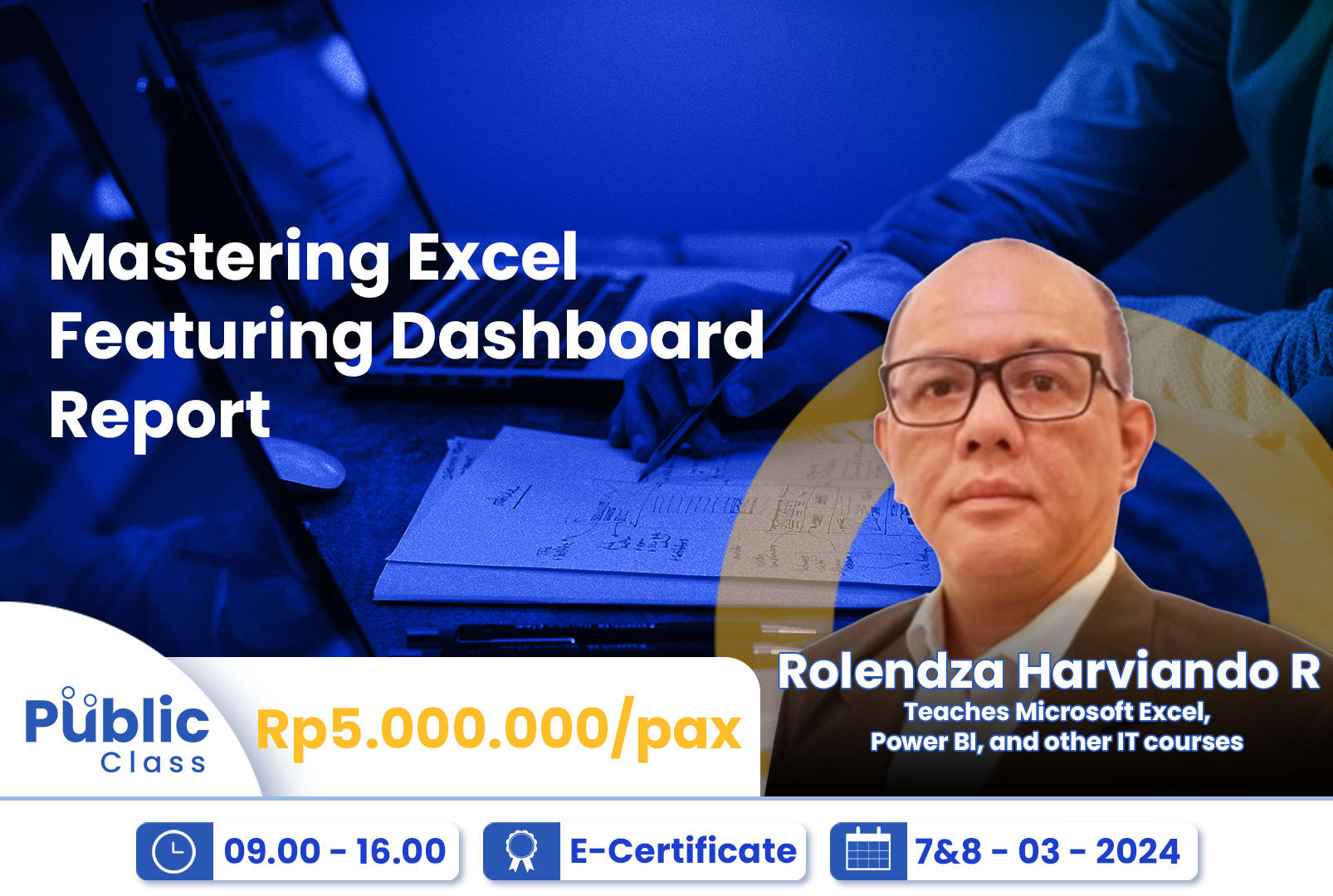 Mastering Excel Featuring Dashboard Report | PasarTrainer