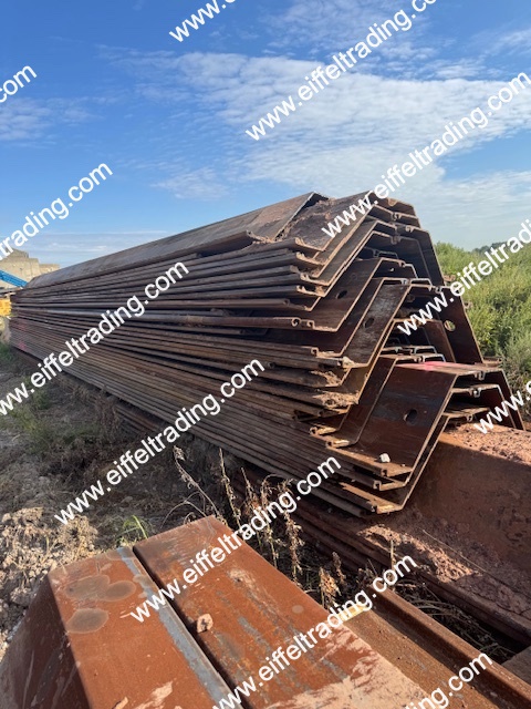 85 Pair of ESZ-26/ZZ-26 Sheet Pile at 45' to 50' | Eiffel Trading