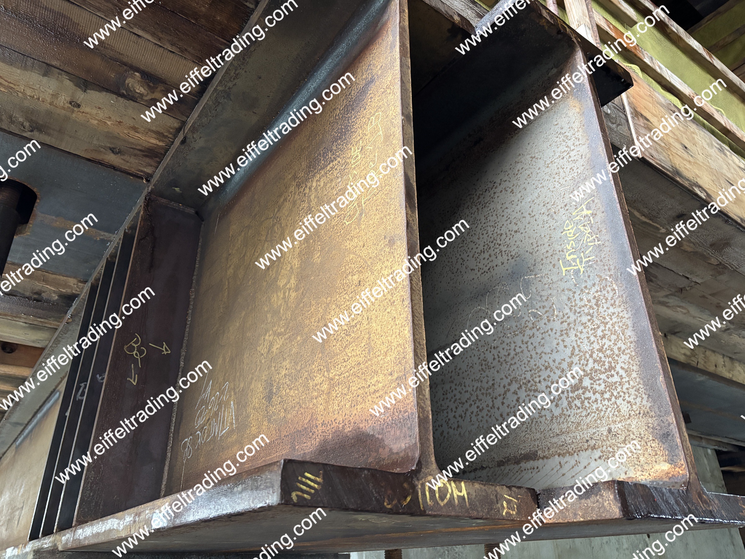 8ea. Used W36x330 Beams at 40' Lengths | Eiffel Trading