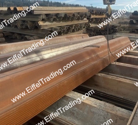112 Pair of Used ESZ-26 Sheet Pile at 20' to 60' | Eiffel Trading