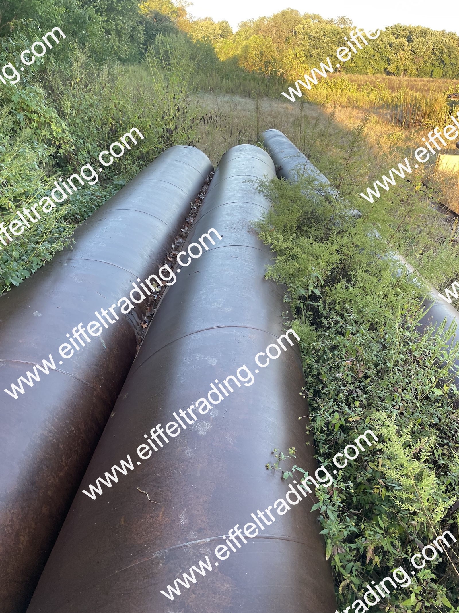 6ea. Used 54"ODx0.625" Pipe at 30' to 49' Lengths | Eiffel Trading
