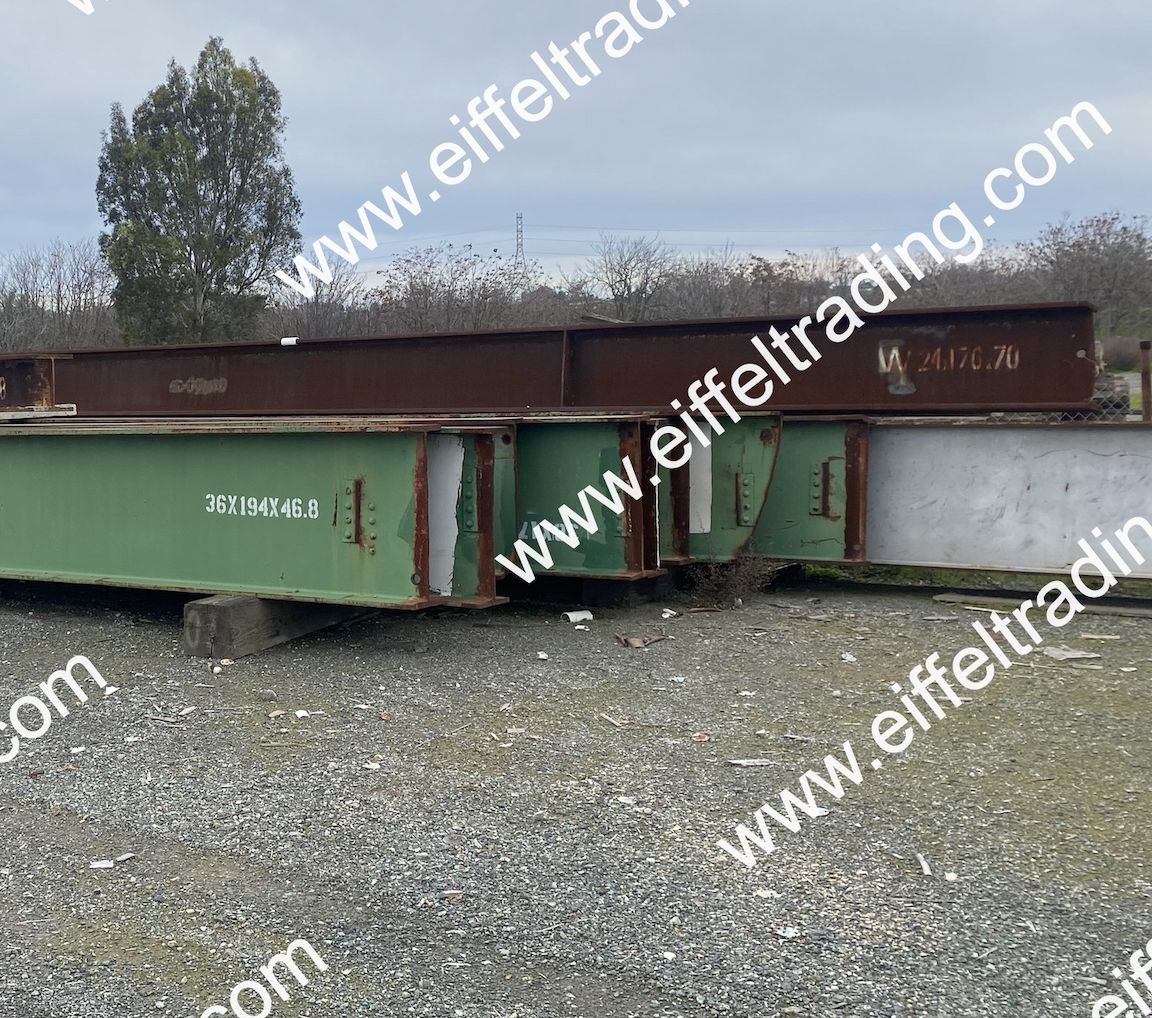 5ea. W24x176 Beams at 70' Lengths | Eiffel Trading