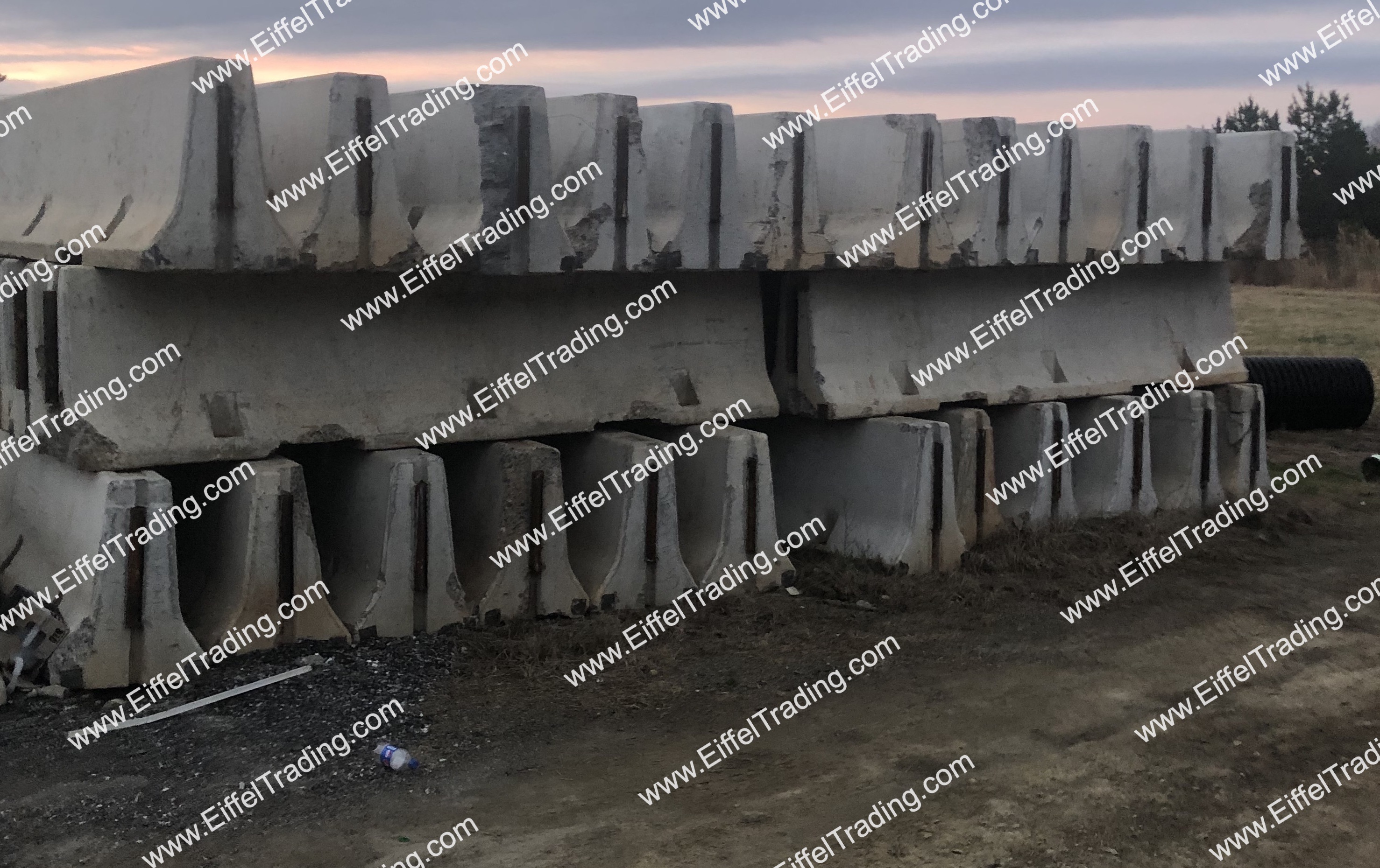600LF of NCDOT Barrier Wall | Eiffel Trading