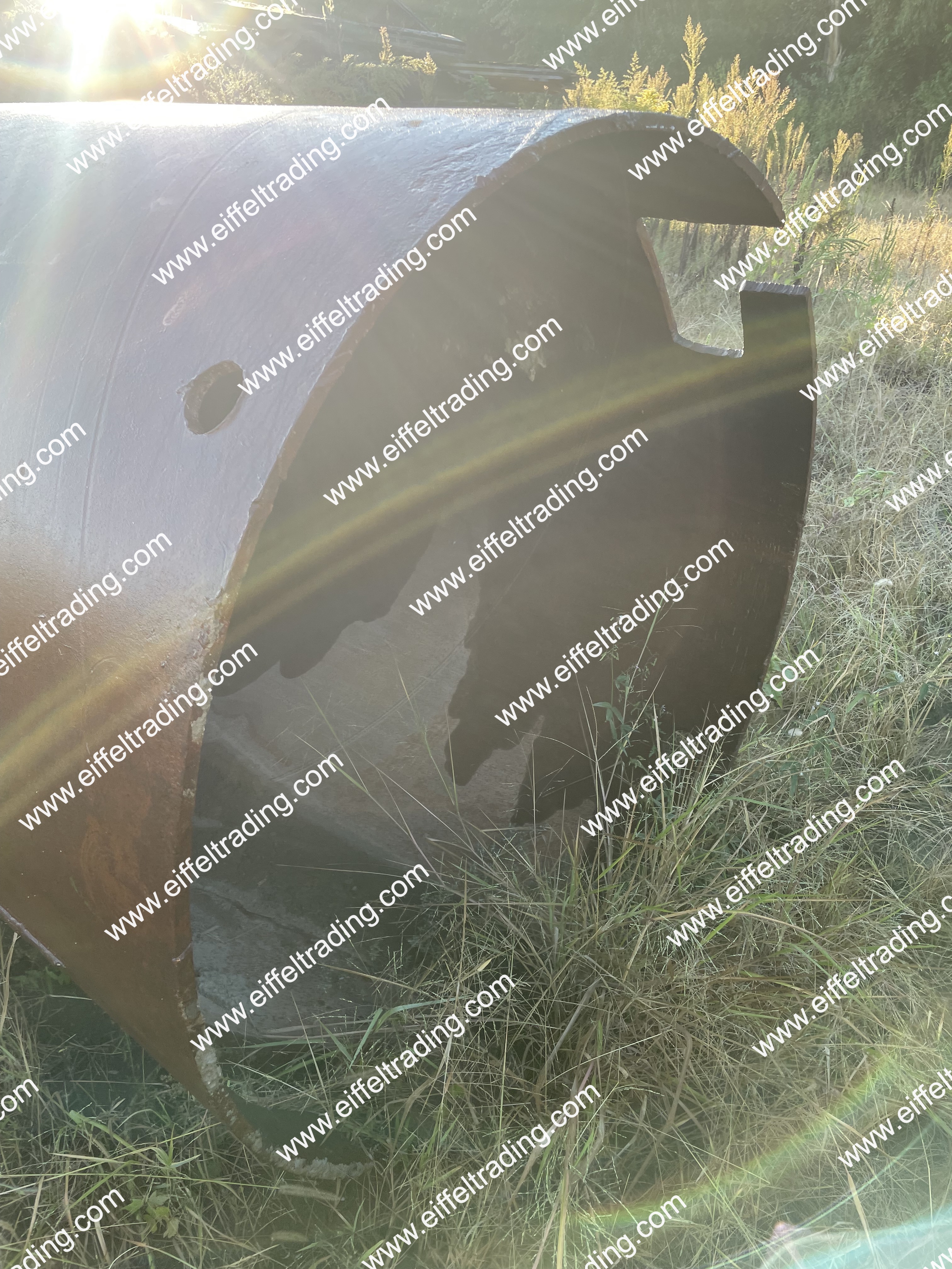 3ea. Used 60"IDx0.625" Pipe at 40' Lengths | Eiffel Trading