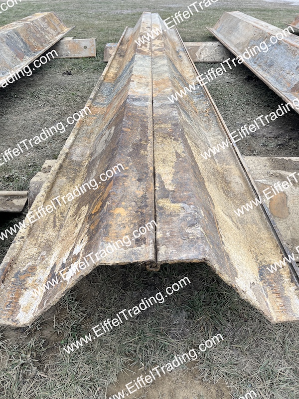 15ea. AZ-26 Sheet Pile at 25' to 38' Lengths | Eiffel Trading