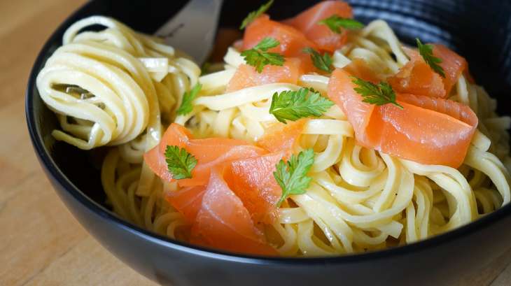 Spaghetti Au Saumon Fumé Recette De Spaghetti Au Saumon Fumé