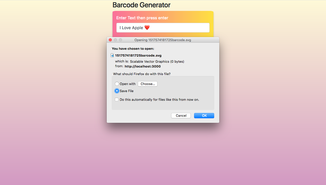 GitHub - ichtrojan/Barcode-Generator: A Simple Barcode Generator😎🔥