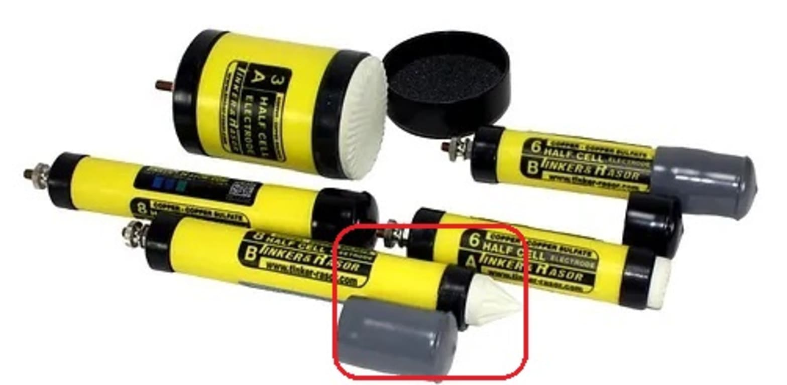 Tinker Rasor 093 002 OPT1 Reference Electrode Repair Kit Copper