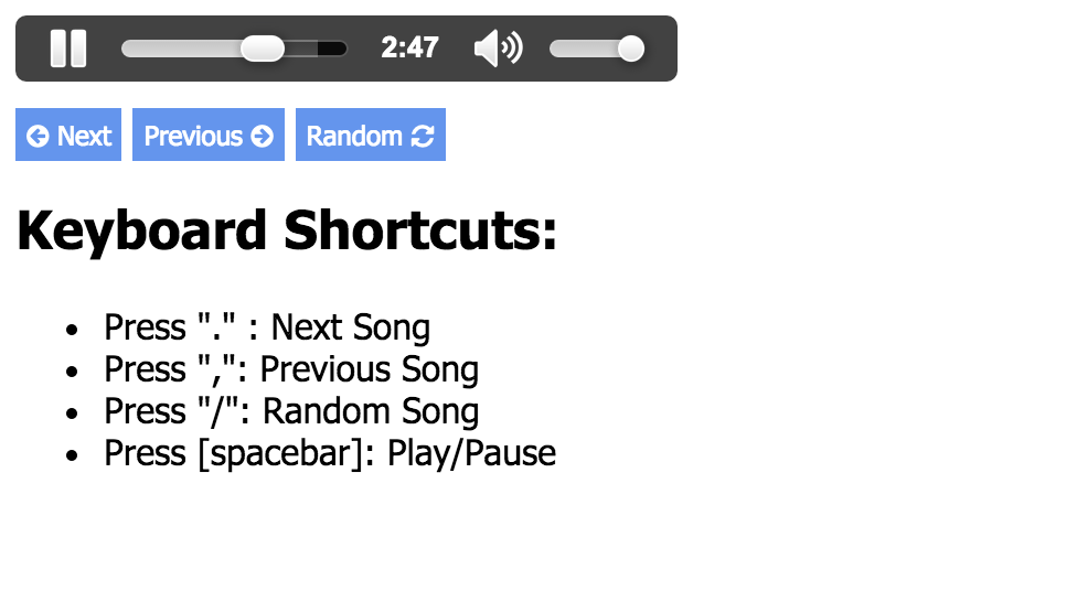 GitHub - jeremyrajan/HTML5AudioPlayer: A minimal HTML5 audio player