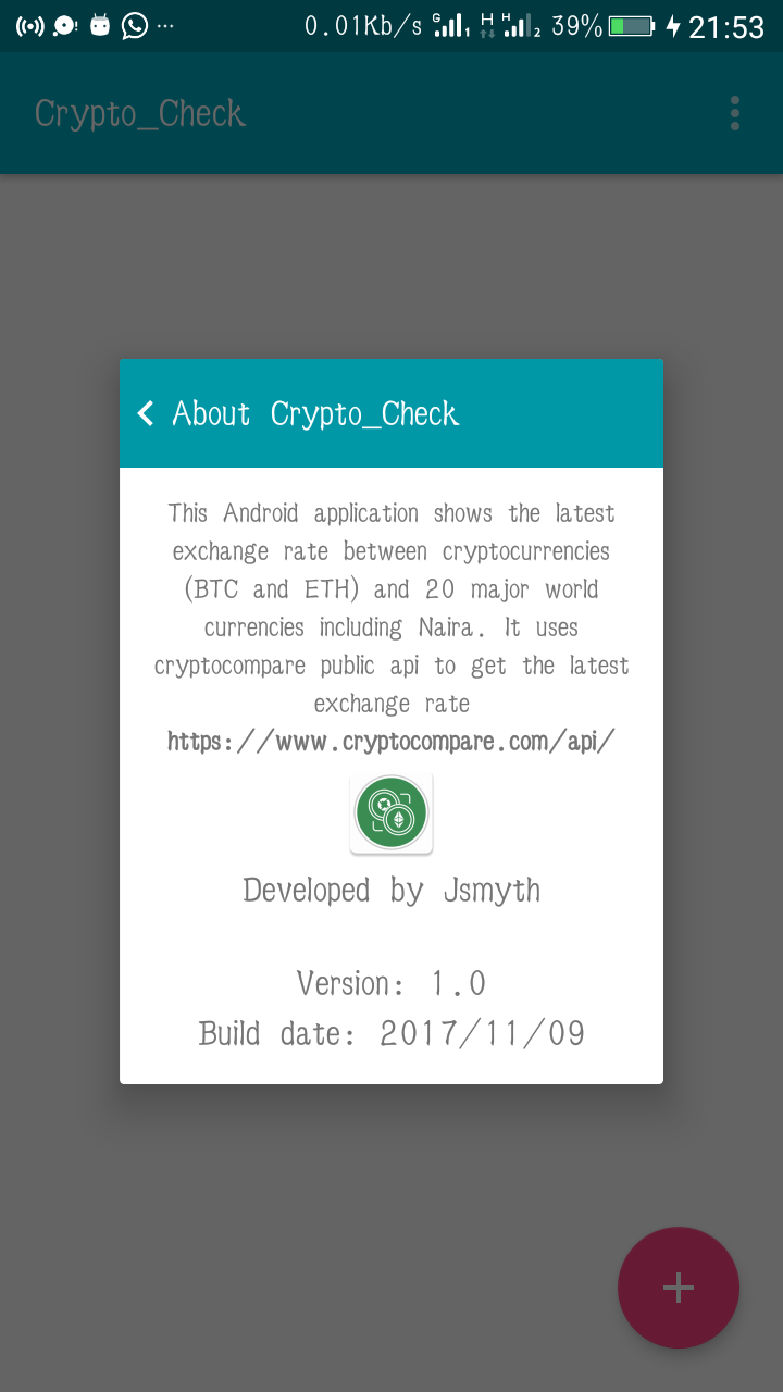 GitHub - Joesmithessang/Crypto_Check