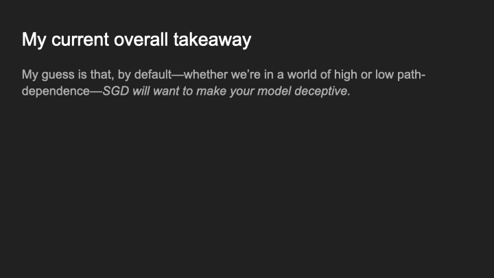 How likely is deceptive alignment? - AI Alignment Forum