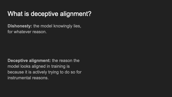 How likely is deceptive alignment? - AI Alignment Forum
