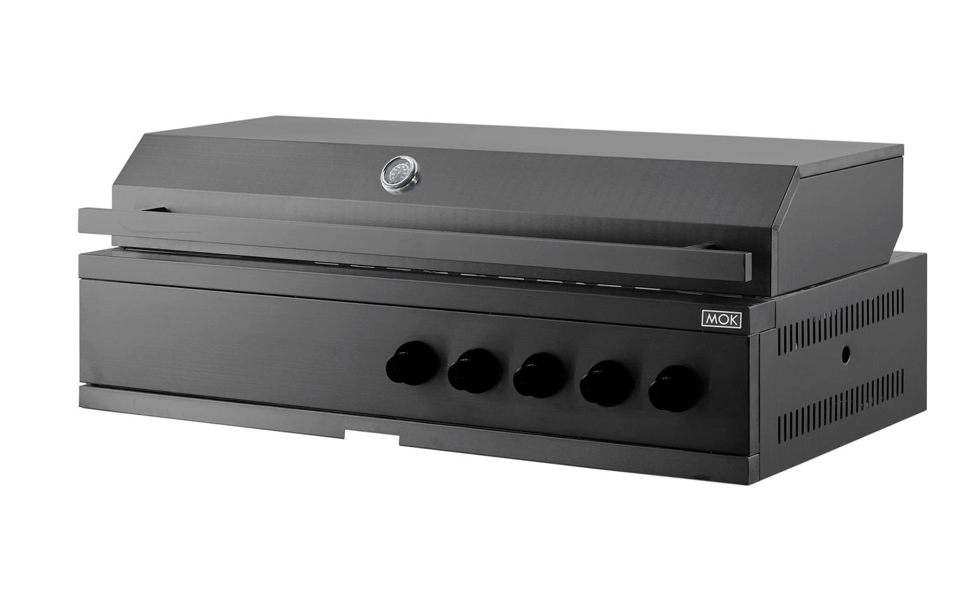 Nordic Line Integrated Gas Grill Burners Black