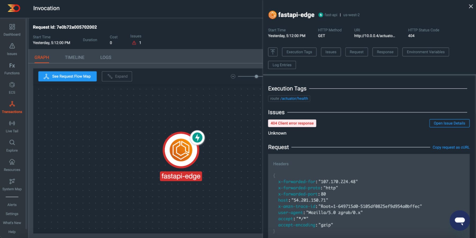 Troubleshooting Bad Health Checks On Amazon ECS Lumigo