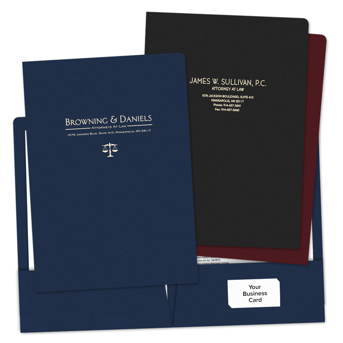 Legal Size Folders - Foil Stamped | Mines Press Legal Size Folders - Foil Stamped | Mines Press