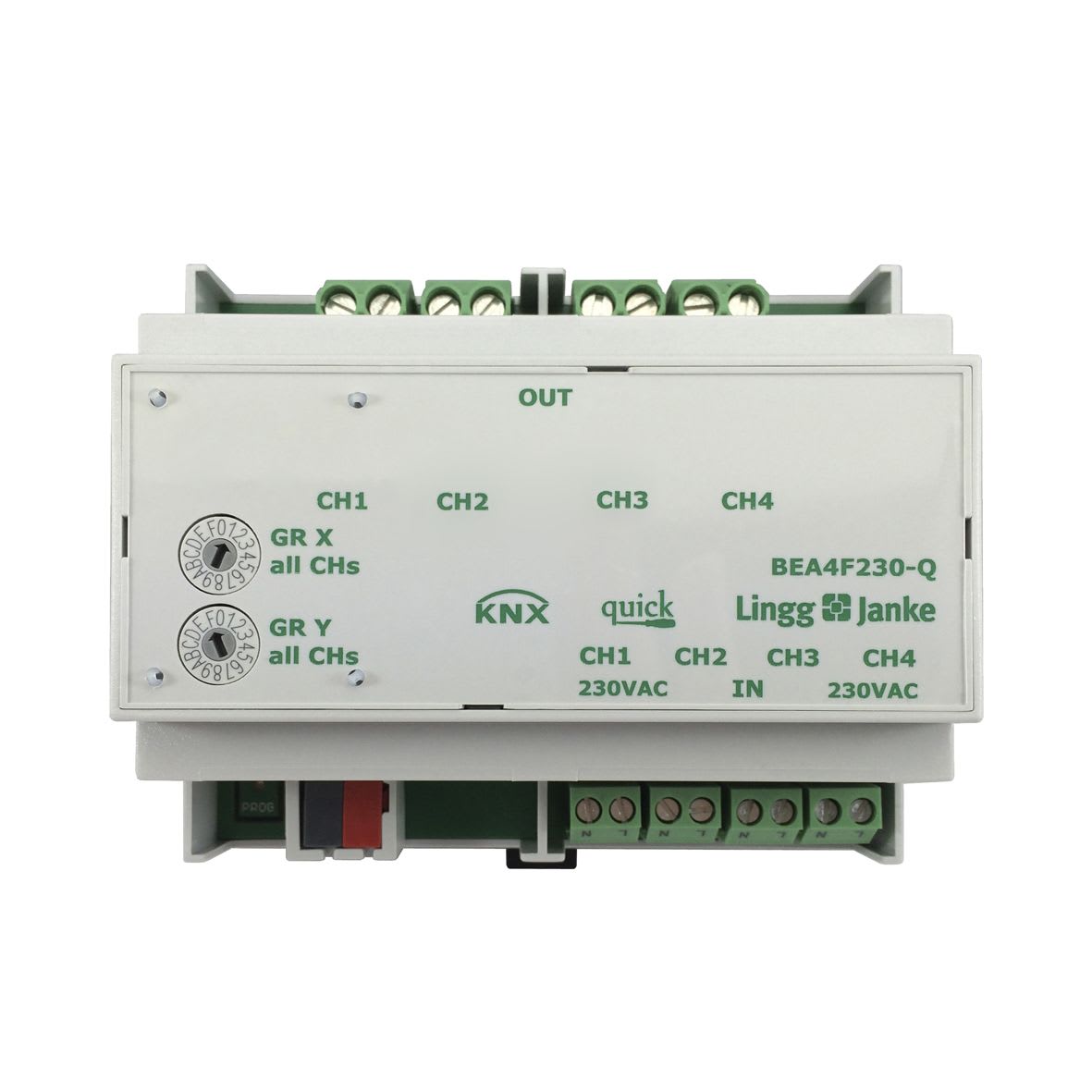 Lingg Janke BEA4F230 Q KNX Quick Binary Input Binary Output 4 Fold