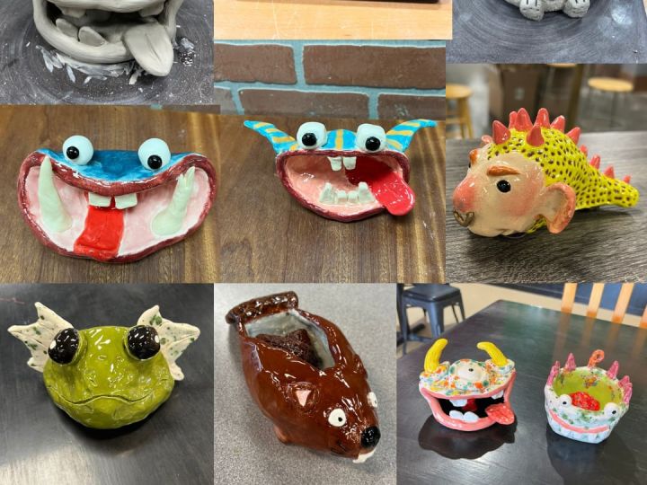 Clay Monster Pinch Pot Class
