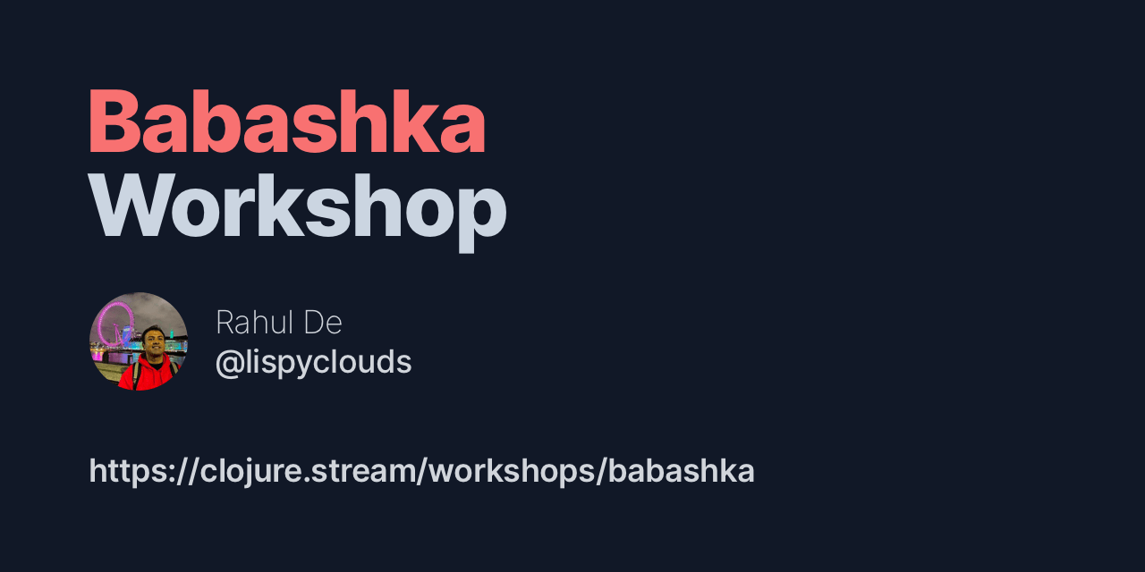 Babashka Clojurestream