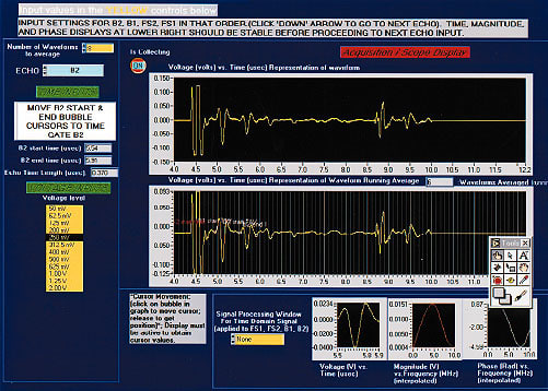 Software for Precise Ultrasonic Contact Measurements - Tech Briefs