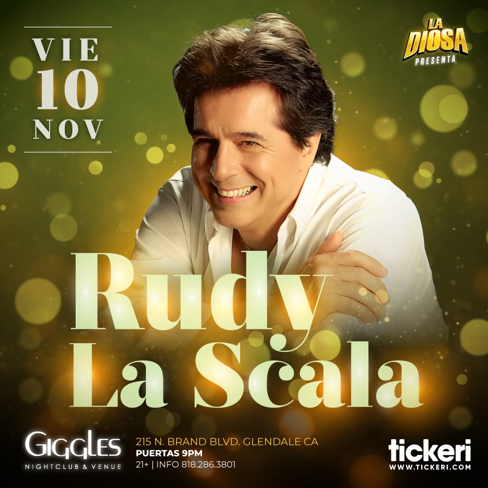 RUDY LA SCALA EN LOS ANGELES Tickets | Boletos - Giggles Night Club, Glendale | 2023-11-10 ...