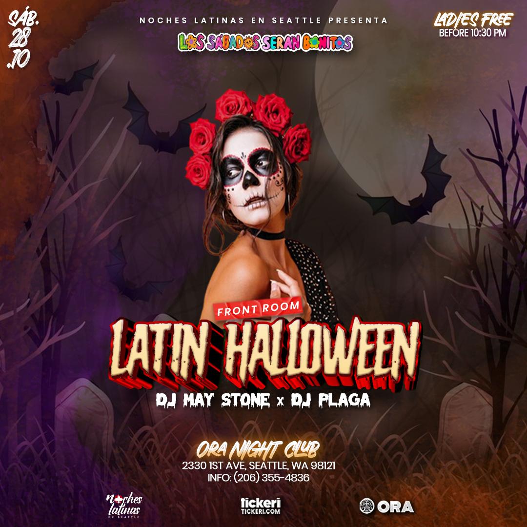 LATIN HALLOWEEN 2023- DJ MAY STONE X DJ PLAGA - Tickets | Boletos - ORA ...