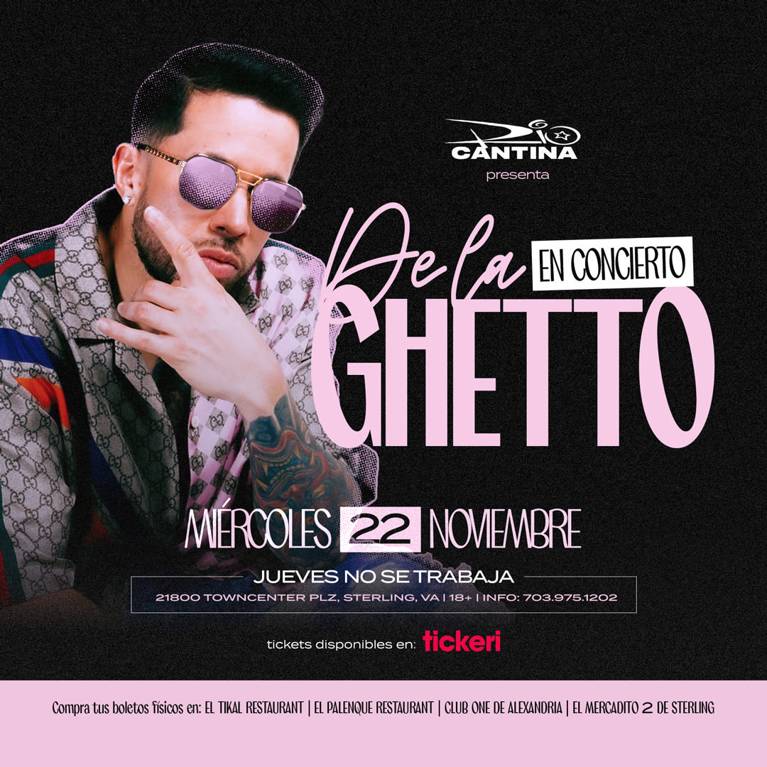 DE LA GHETTO EN CONCIERTO ! Tickets | Boletos - Rio Cantina, Sterling | 2023-11-22 - Tickeri.com