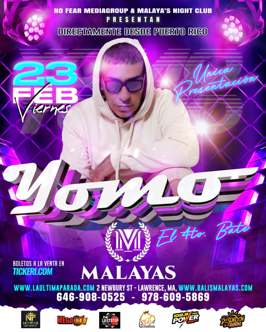 Yomo Resurrection Club tour Usa postpone Tickets | Boletos - Malayas Nightclub, Lawrence | 2024 ...