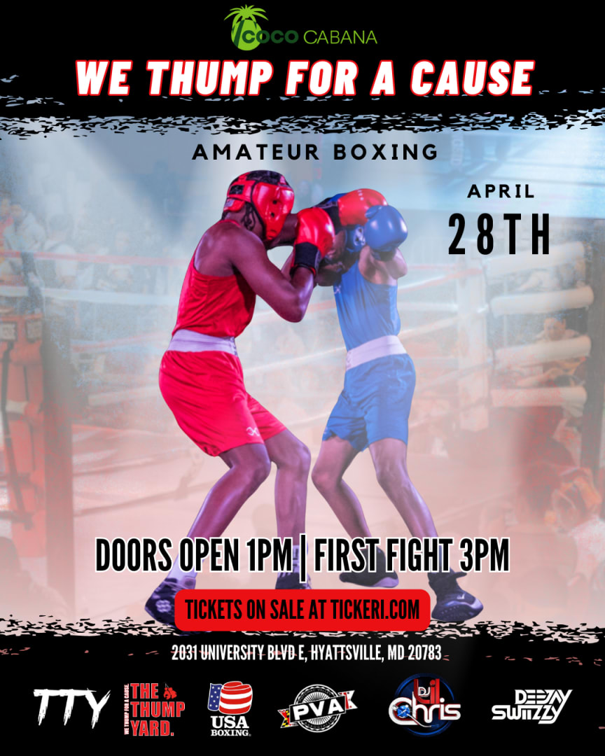 We Thump For a Cause 5 | Amateur Boxing Tickets | Boletos - Coco Cabana, Adelphi | 2024-04-28 ...