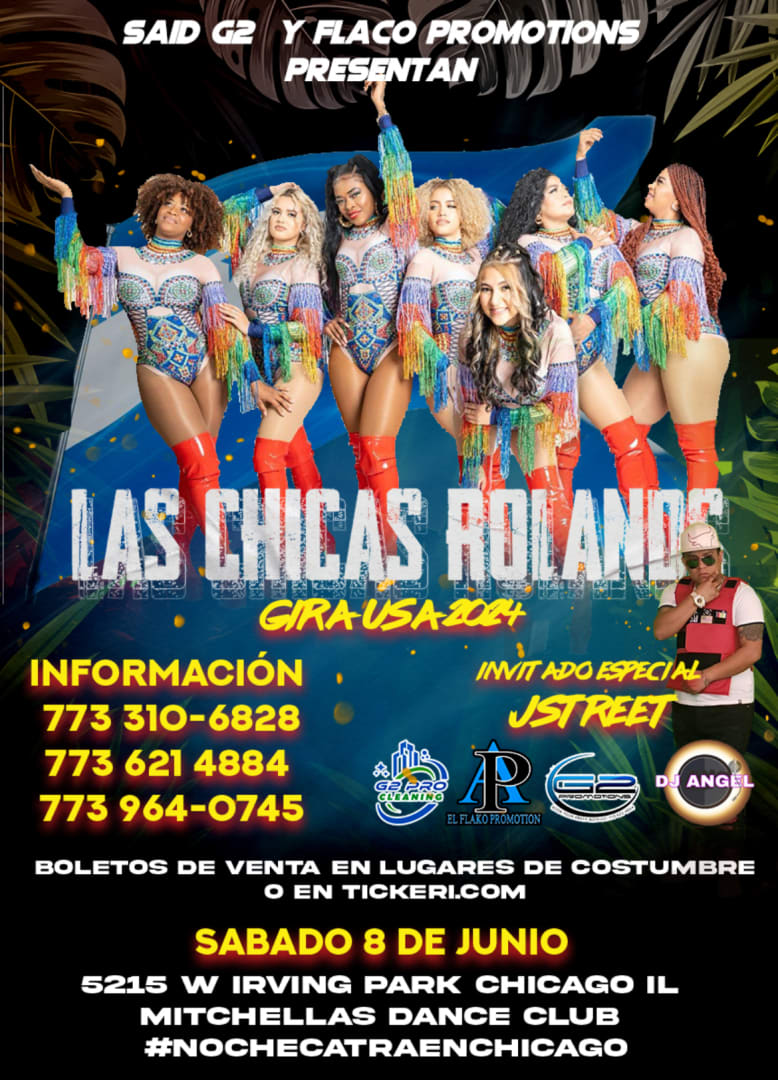 LAS CHICAS ROLANDS EN CHICAGO Tickets | Boletos - Mitchellas Dance Club, Chicago | 2024-06-08 ...