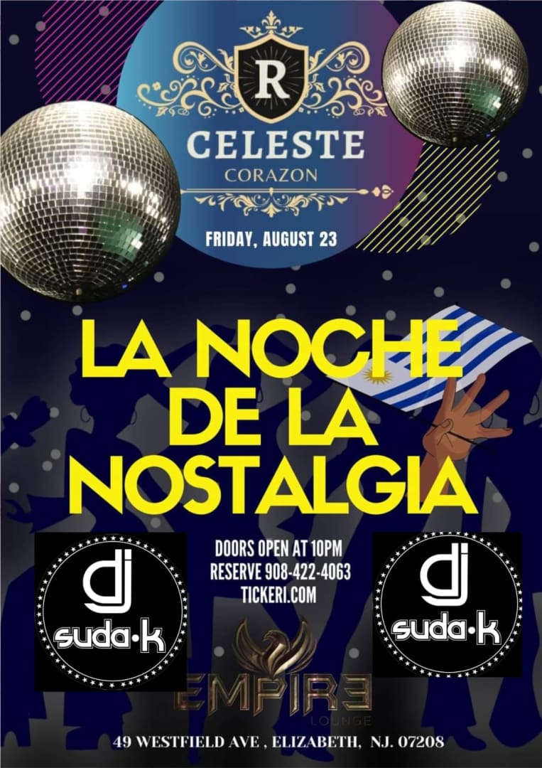 La Noche de la Nostalgia de Radio Celeste Corazon Tickets | Boletos - Empire Lounge, Elizabeth ...