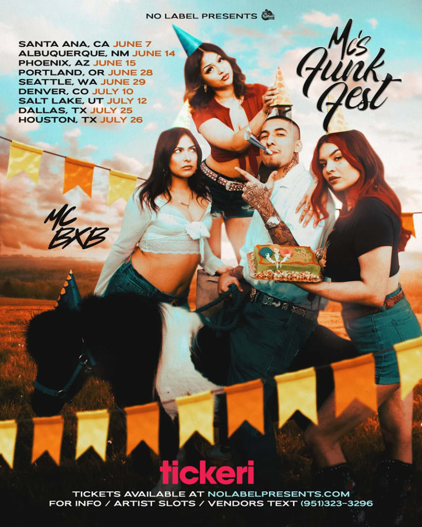 MC BXB: MCs Funk Fest Tour Tickets | Boletos - The Bronze Peacock, Houston | 2025-07-23 ...