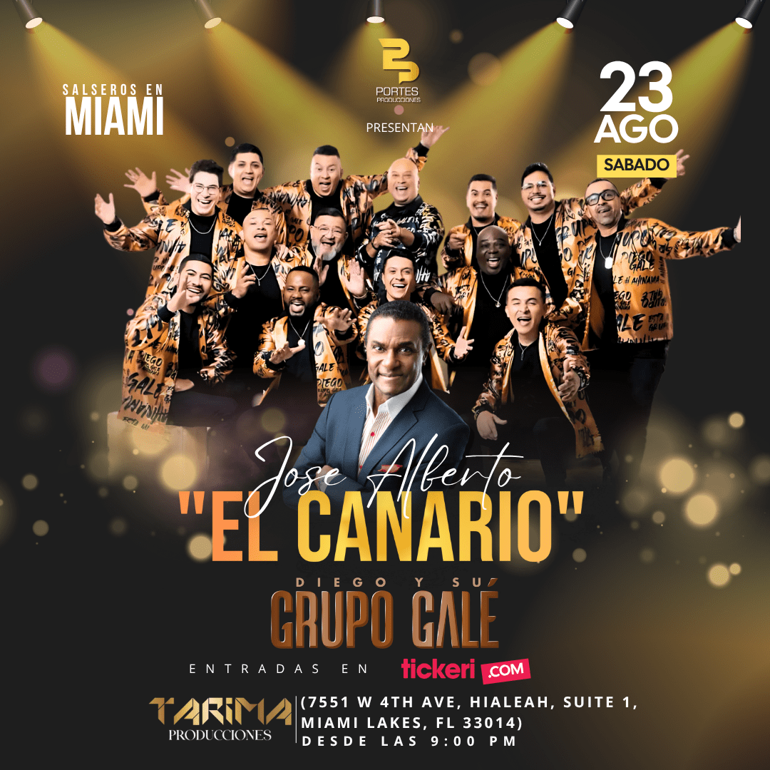 Jose Alberto “El Canario “ y Grupo Gale, juntos por primera vez Tickets | Boletos - Tarima ...