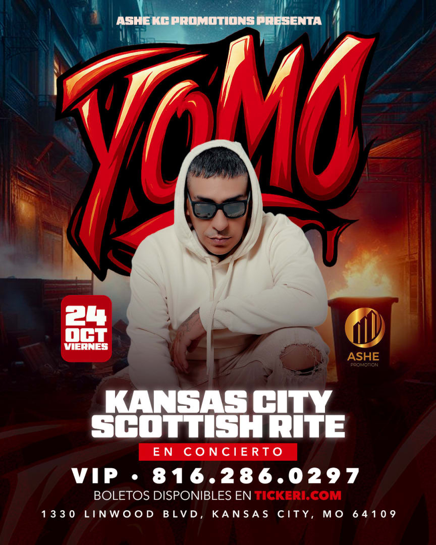 Yomo en concierto/ Kansas City Tickets | Boletos - Kansas City Scottish Rite, Kansas City | 2025 ...