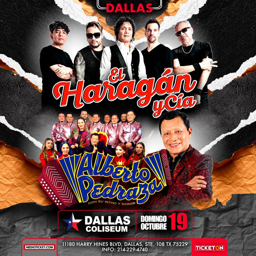 El Haragan y Cia y Alberto Pedraza en vivo en Dallas Tickets | Boletos - Dallas Coliseum, Dallas ...