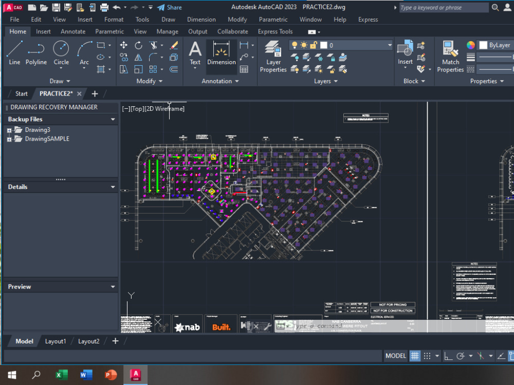 Electrical Estimator Autocad Groundplan Simpro Excel And Outlook