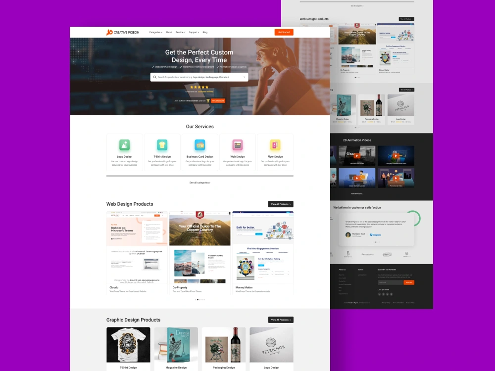 Figma Xd PSD To HTML SCSS Bootstrap Tailwind CSS Responsive Website