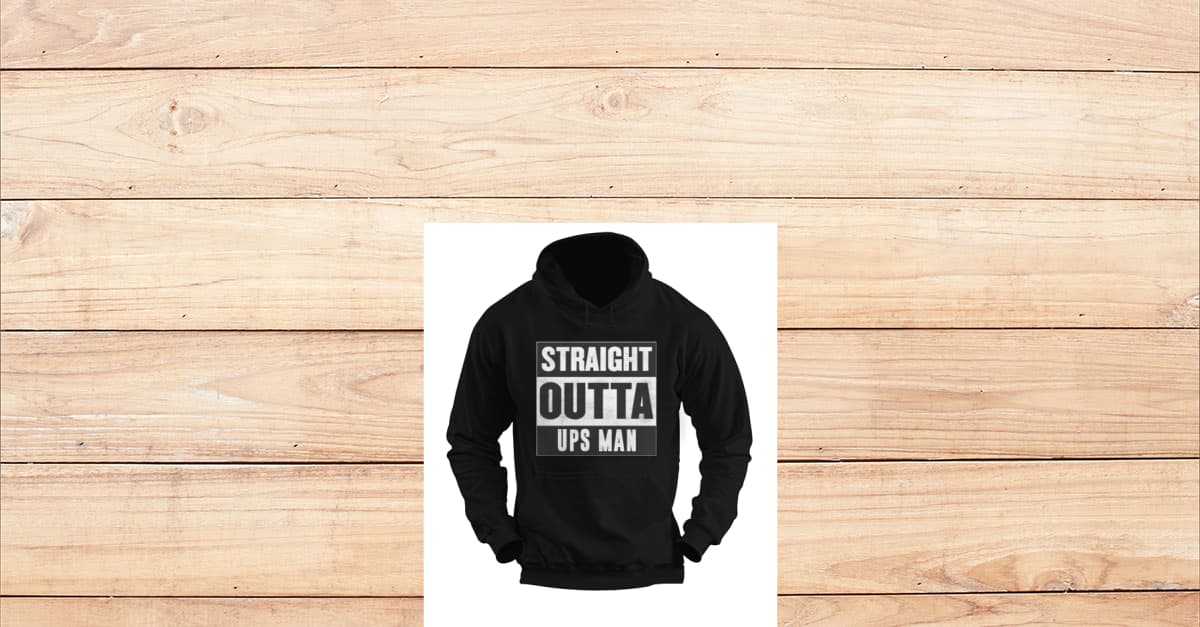 STRAIGHT OUTTA UPS MAN - Viralstyle