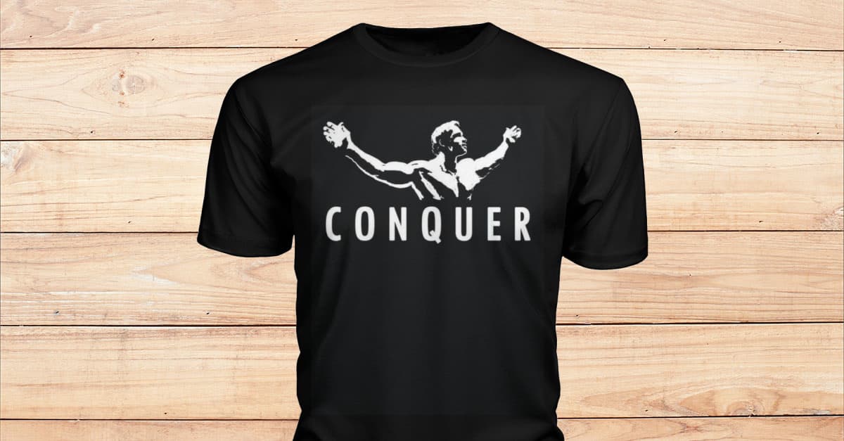 ARNOLD CONQUER SHIRT - Viralstyle