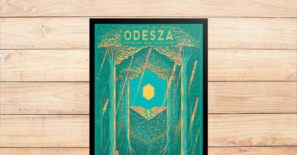 ODESZA July 4 2024 Live George WA Poster - Viralstyle