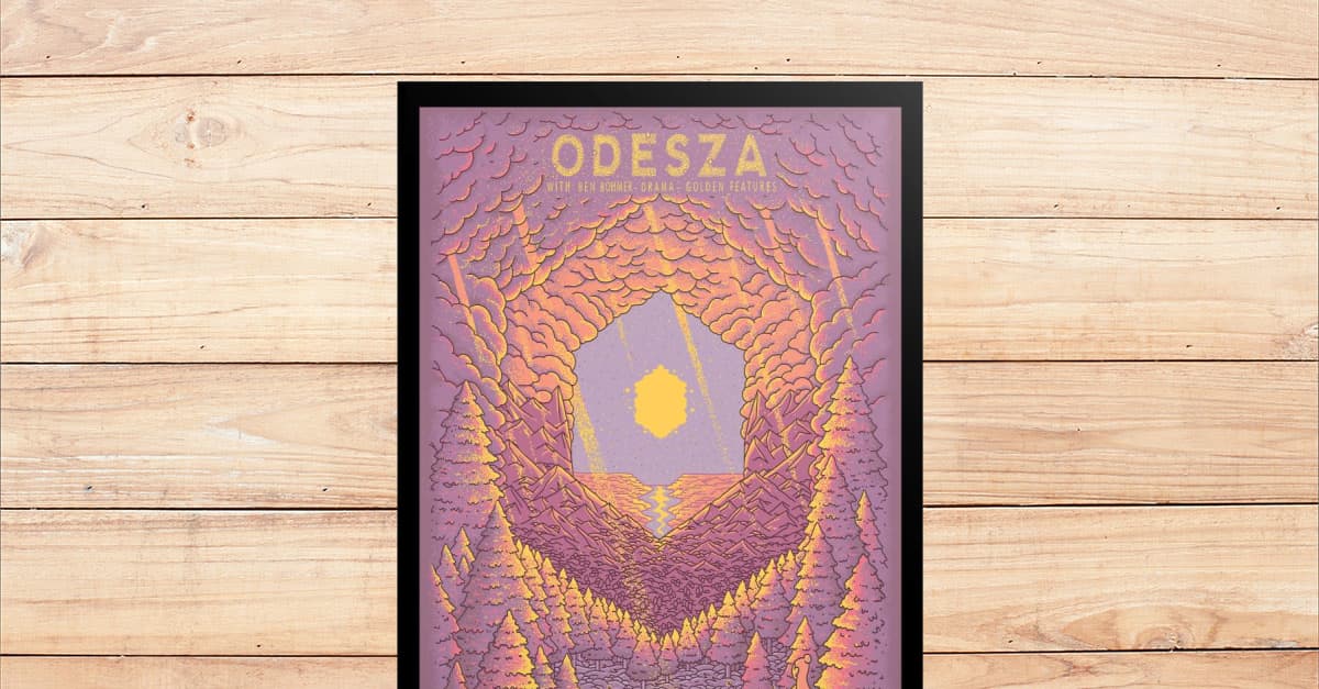 ODESZA July 06 2024 Live George WA Poster - Viralstyle