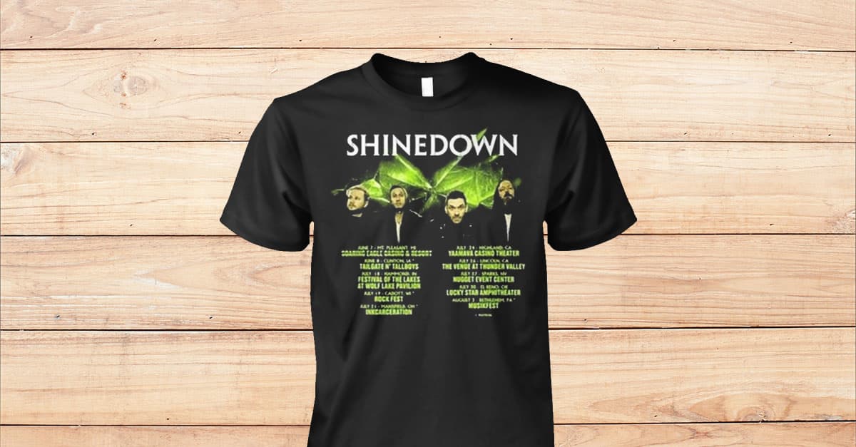 Shinedown World Tour 2024 Performance Schedule Shirt Viralstyle