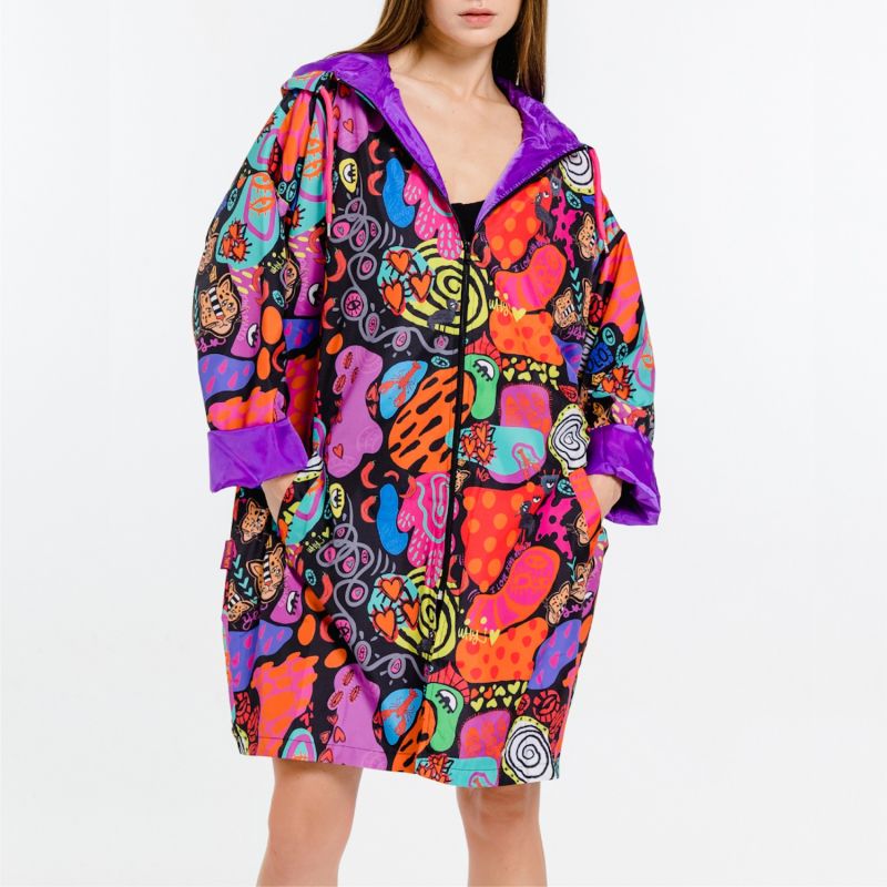 Yolo Raincoat King Naked Wolf Badger