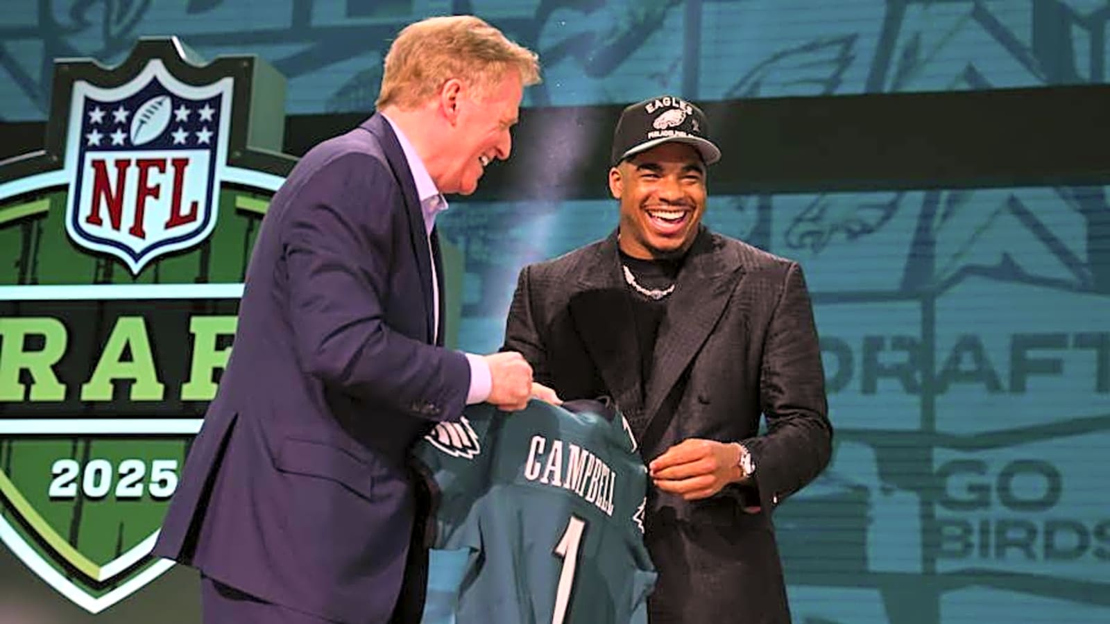 Eagles go all-in on Jalen Carter blueprint with Jihaad Campbell pick | Yardbarker